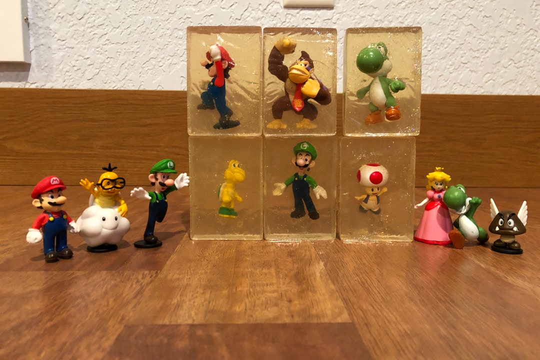 Mario Soap With Toy Figure Inside - Etsy