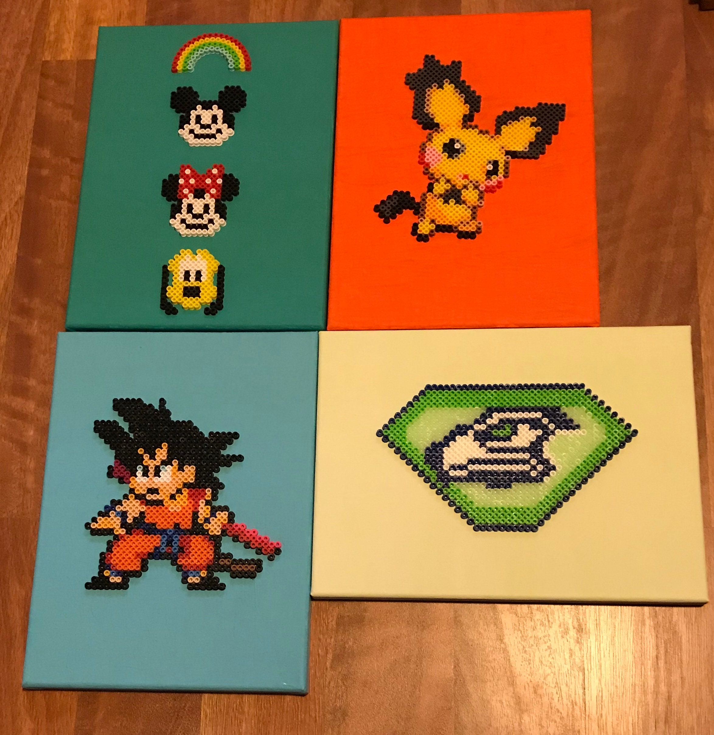 Perler Bead Canvas Art | Etsy