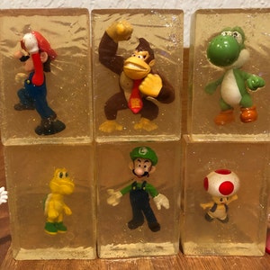 Mario Soap With Toy Figure Inside - Etsy