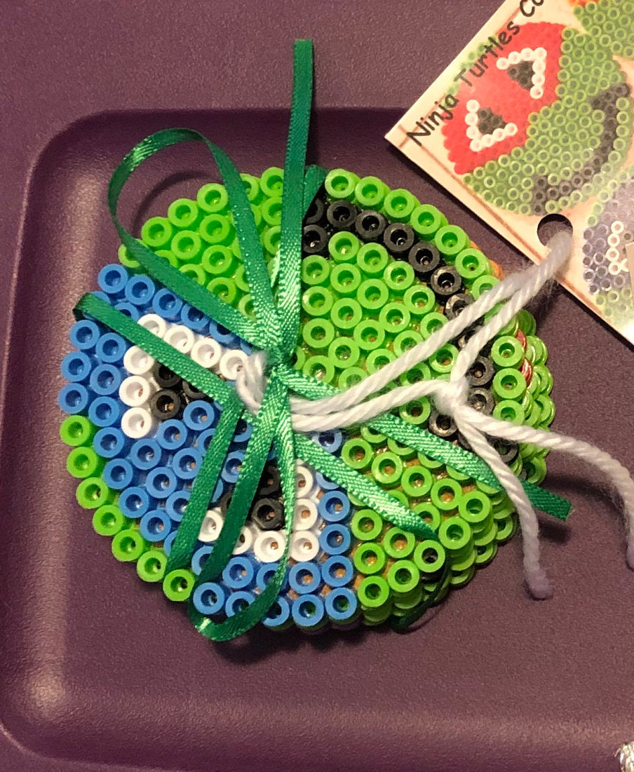 Teenage Mutant Ninja Turtle Perler Bead Coasters - Etsy