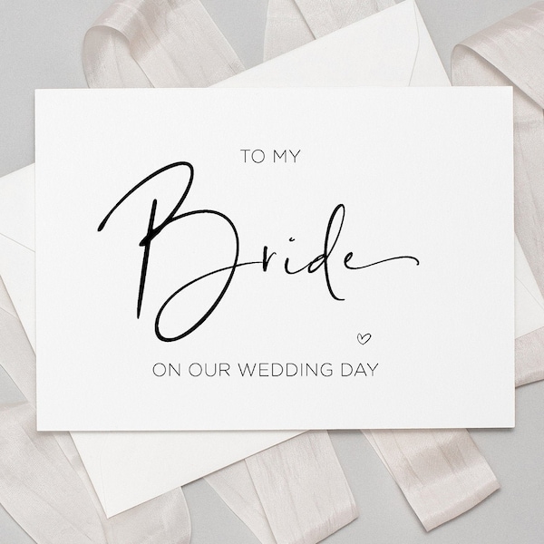 Elegant Wedding Card - Etsy