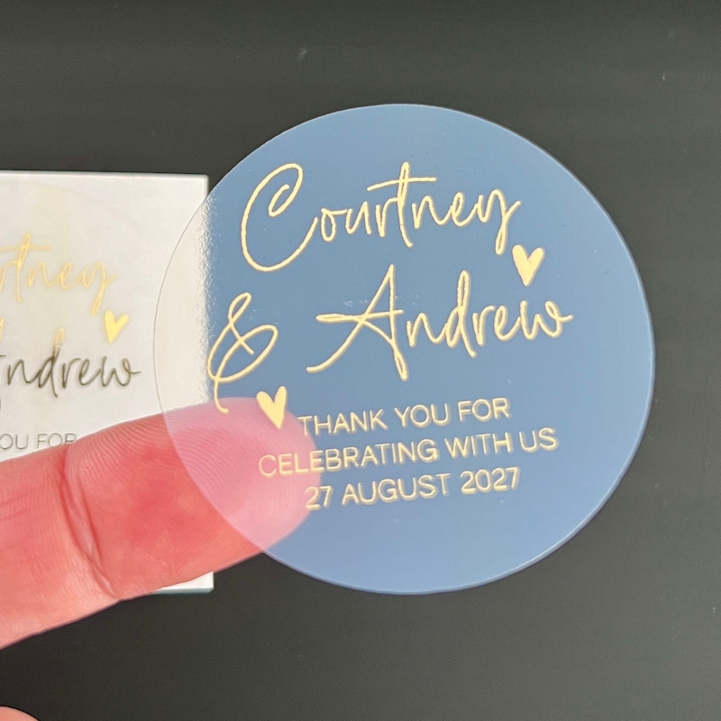 Wedding Favor Stickers - Etsy
