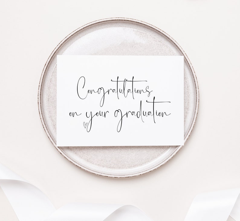 Printable College Graduation Congratulations Card High School - Etsy