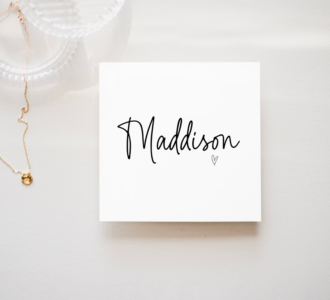 Printed Place Cards for Wedding, Flat Place Cards Reception Guests ...