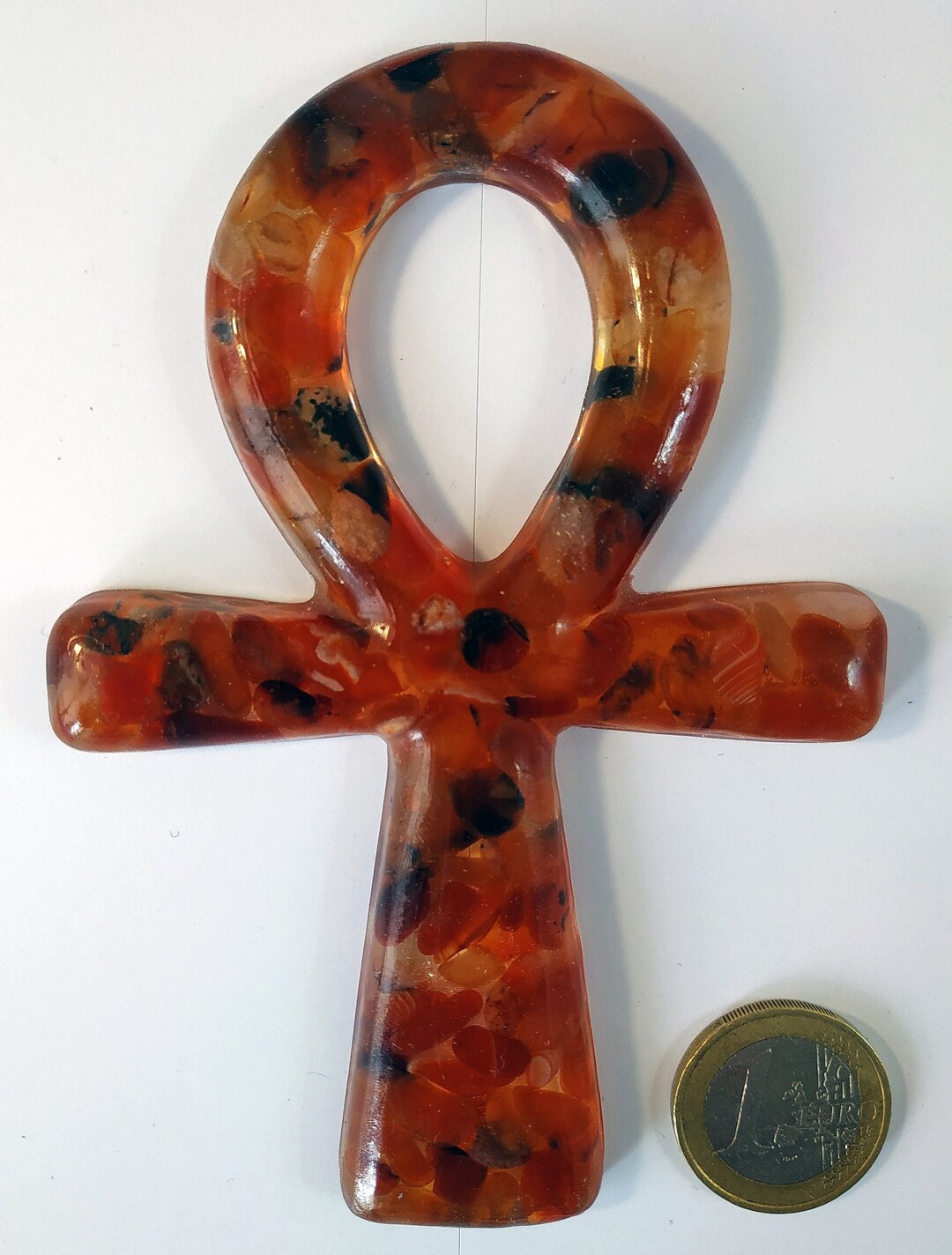 Croix De Ankh Ou Croix De Vie En Cornaline Orange - Etsy