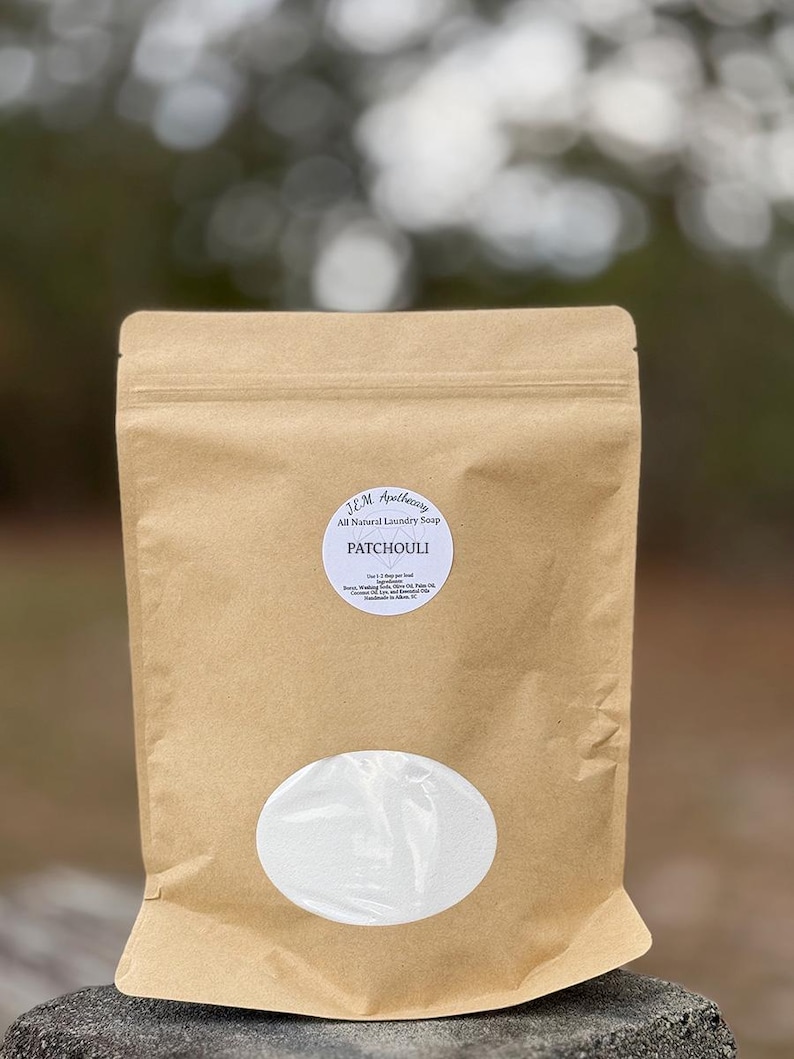 Laundry Detergent / Laundry Soap, Patchouli Scent, All Natural ...