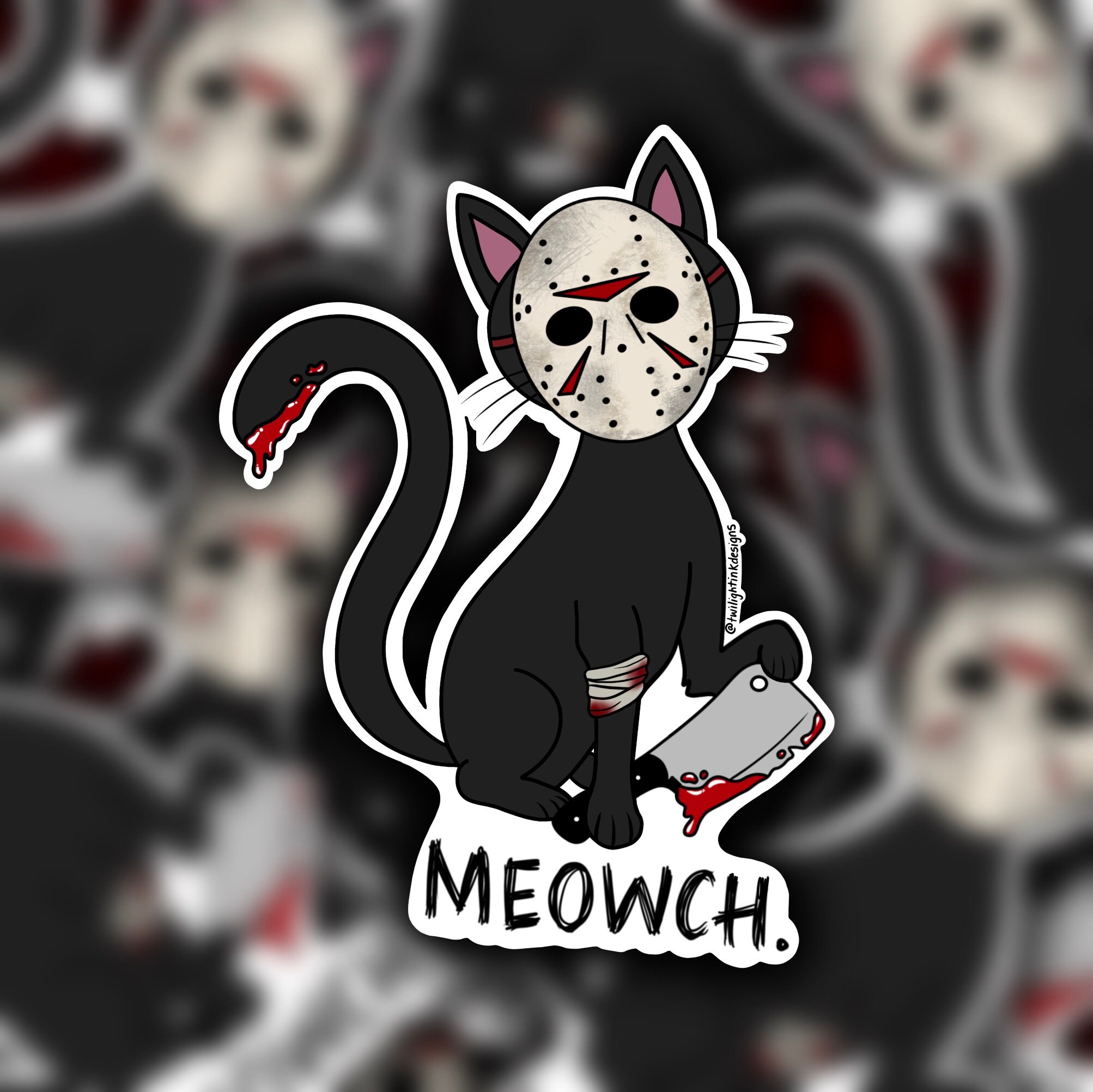 Individual / Full Set Funny Halloween Waterproof Stickers | Etsy