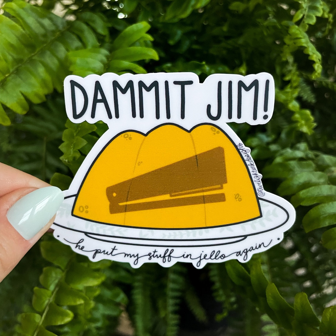Fun Stapler in Jello Dwight Sticker Waterproof Vinyl Sticker - Etsy UK