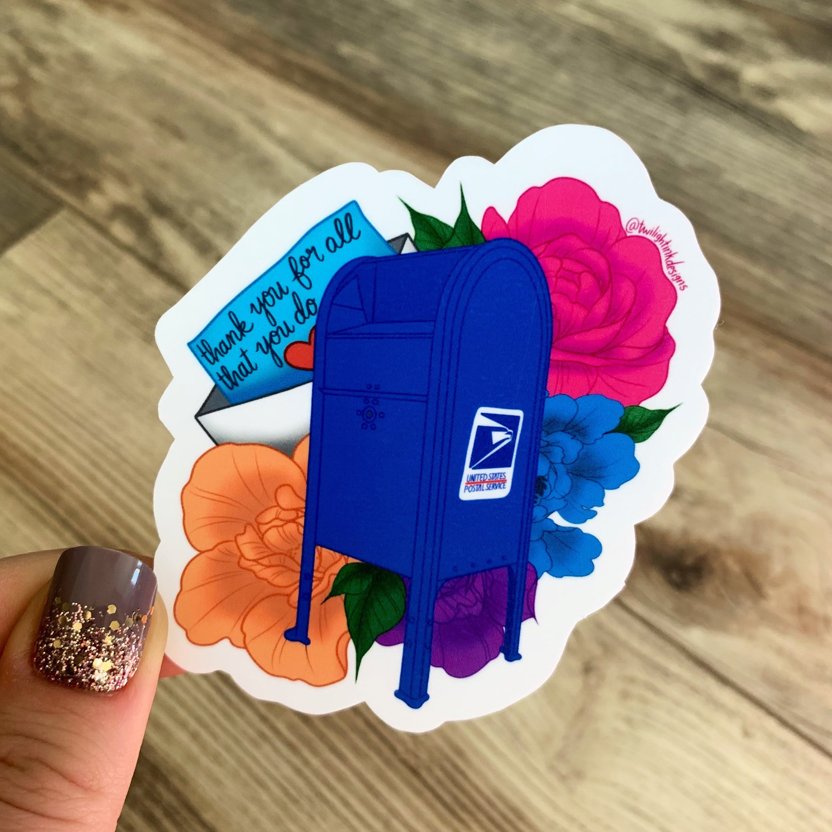 USPS Postal Service Thank You Sticker Mail Carrier Gift - Etsy