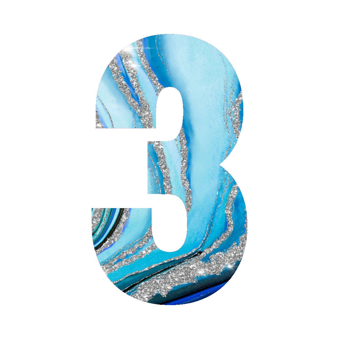 Blue Crystal Agate Letters and Numbers, Blue Crystal Agate Alphabet ...