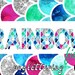 The Rainbow Fish Inspired Letters and Numbers, the Rainbow Fish ...