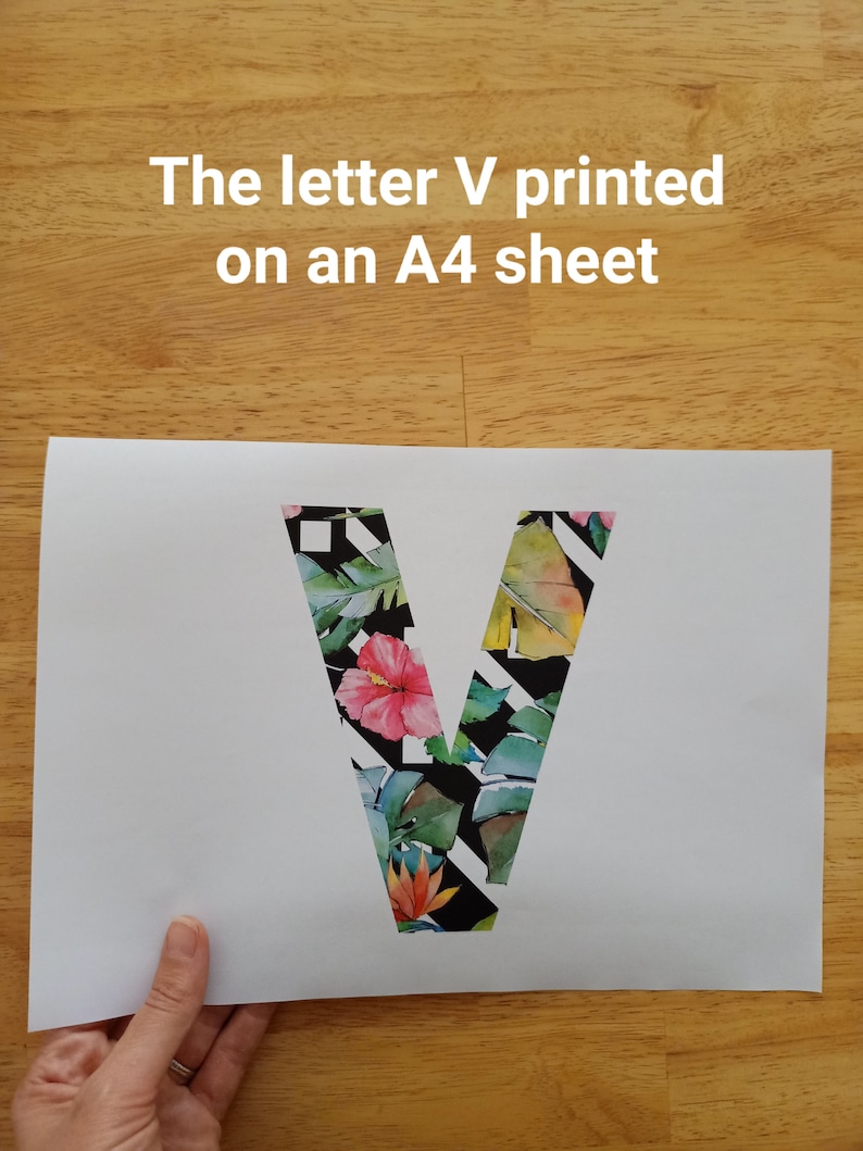 Tropical Letters and Numbers, Tropical Alphabet, Tropical Digital ...