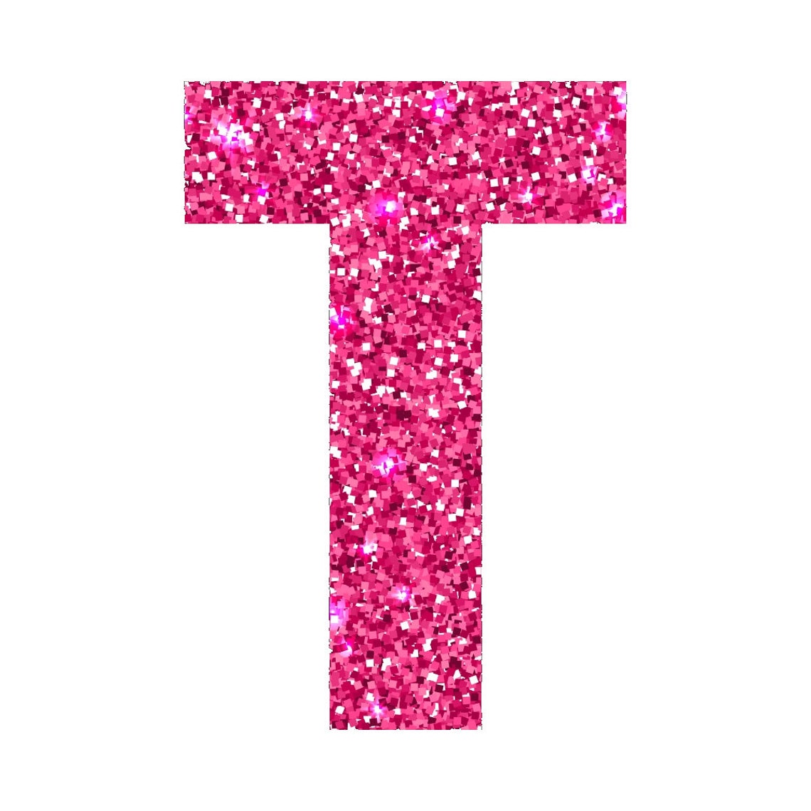 Pink Glitter Letters and Numbers Pink Glitter Alphabet Pink | Etsy Canada