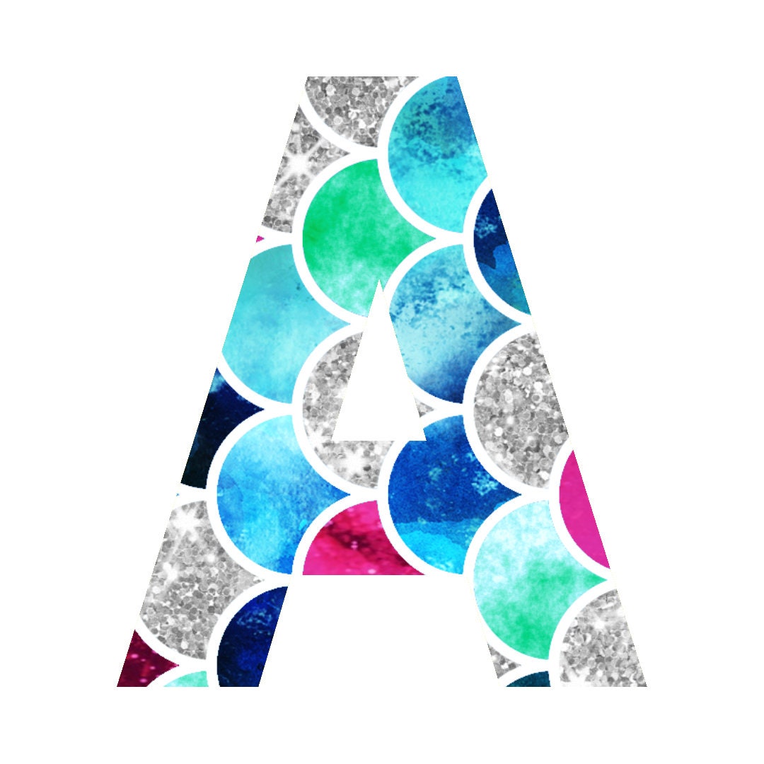 The Rainbow Fish Inspired Letters and Numbers, the Rainbow Fish ...