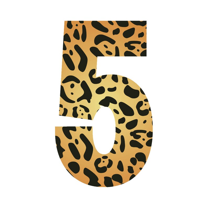 Animal Print Letters and Numbers, Animal Print Alphabet, Jungle ...