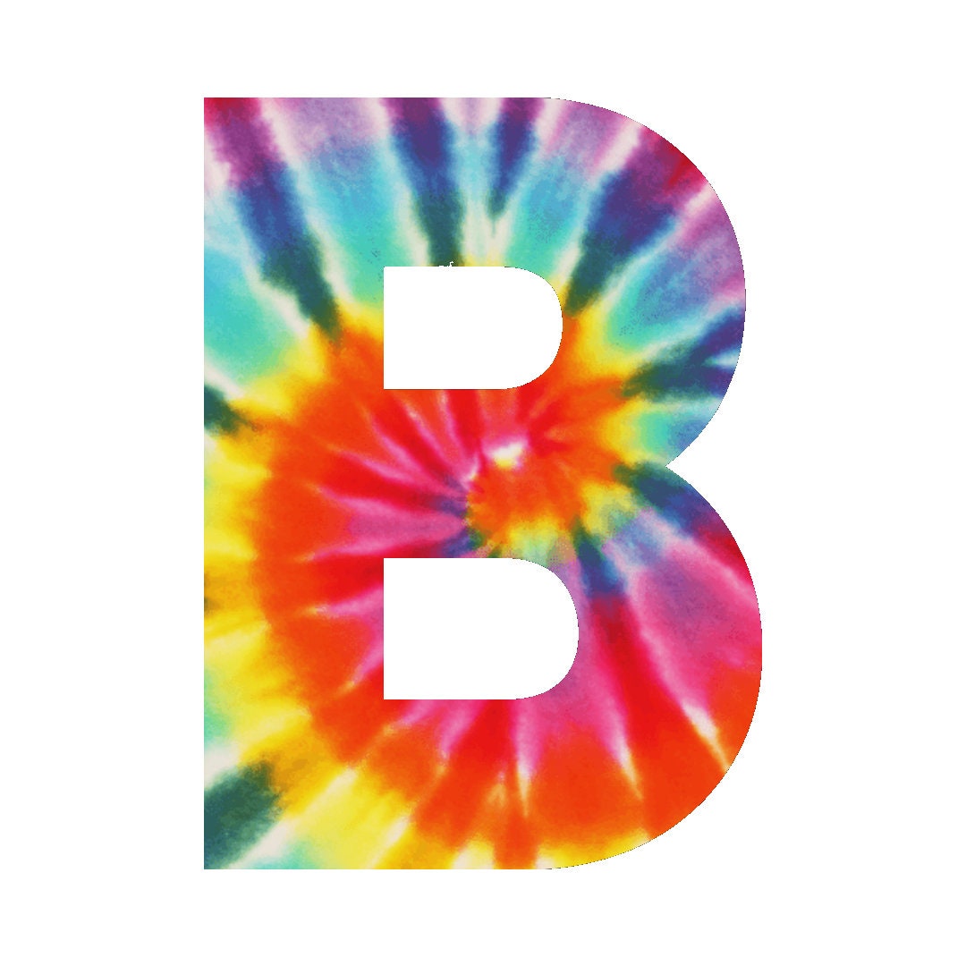 Rainbow Tie Dye Letters and Numbers, Rainbow Tie Dye Alphabet, Rainbow ...