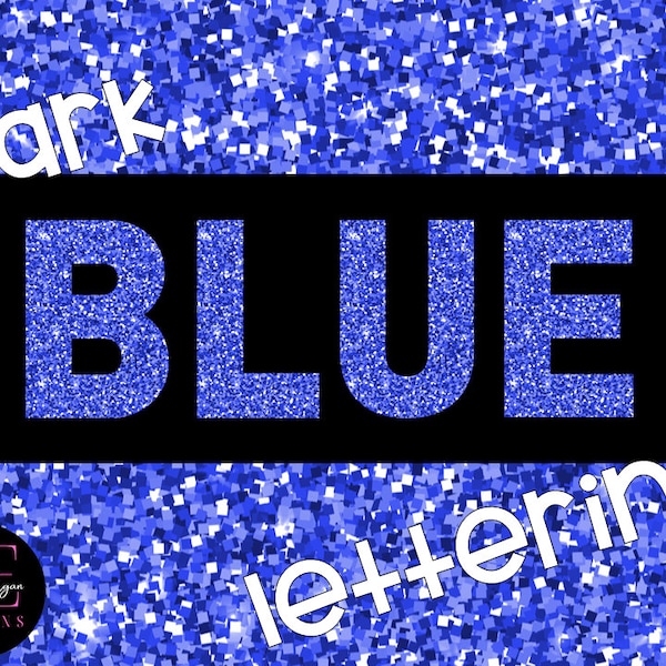 Glitter Letters - Etsy