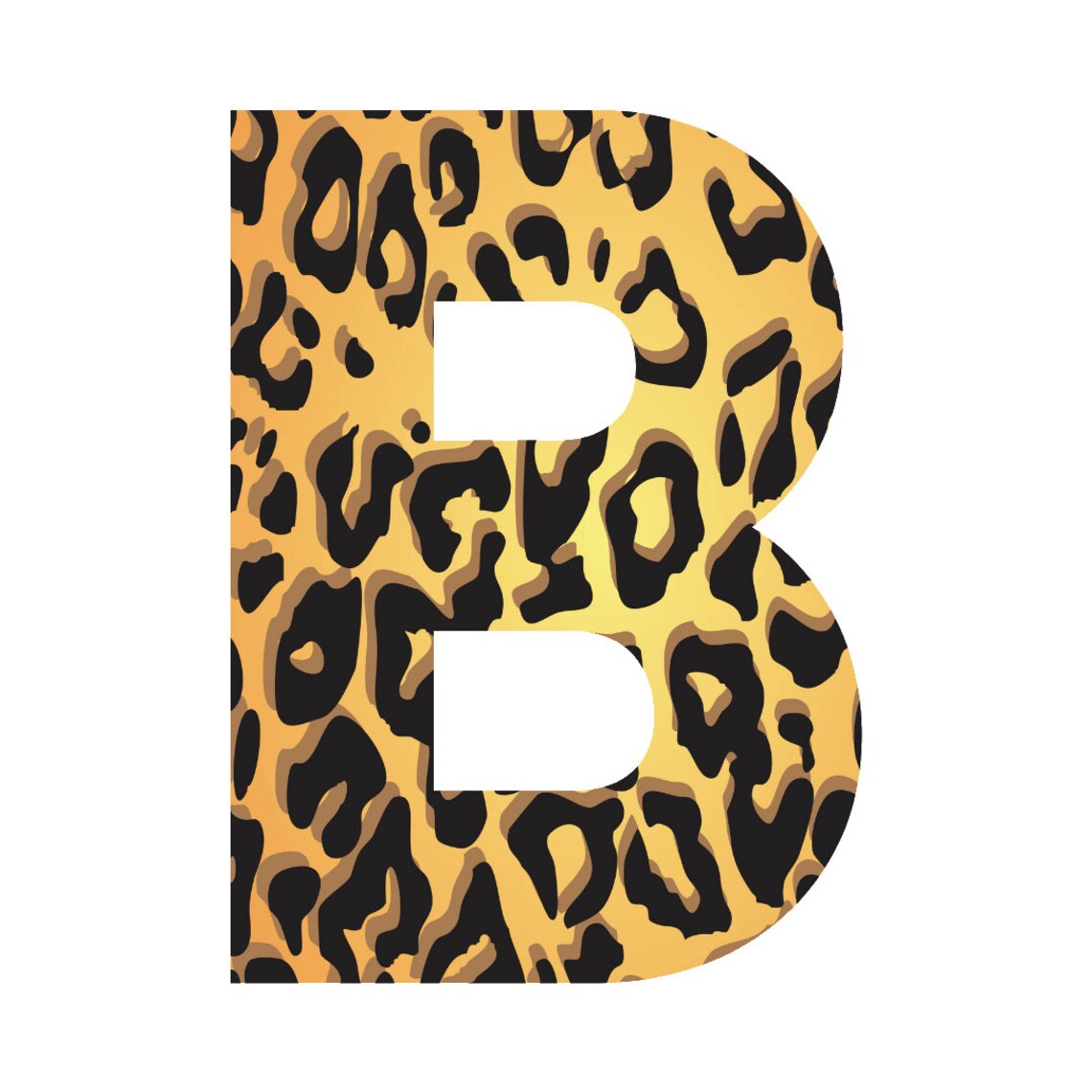 Leopard Print Letters and Numbers, Leopard Print Alphabet, Leopard ...