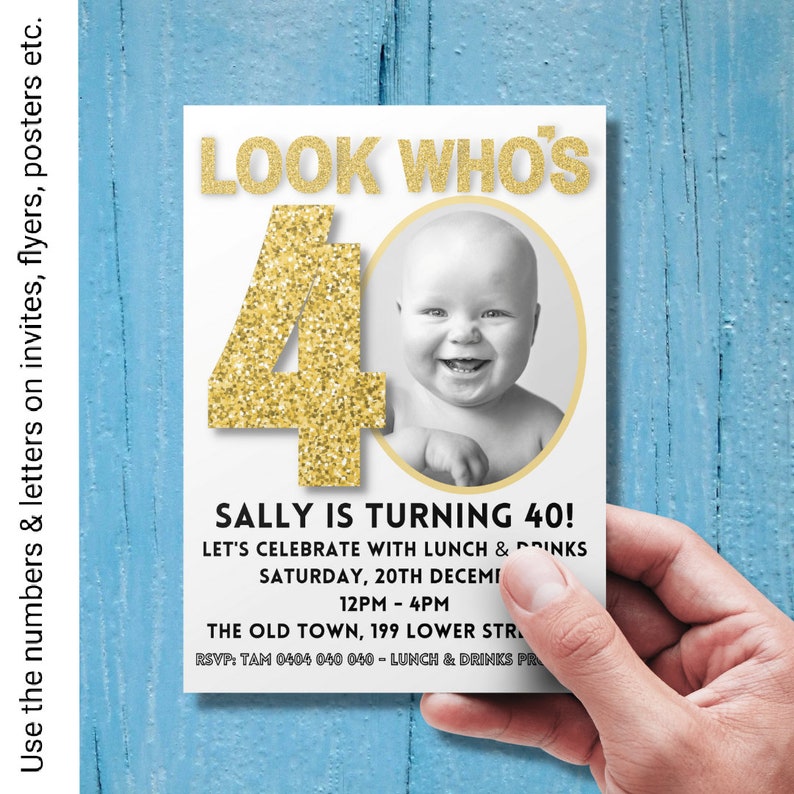 Gold Glitter Letters and Numbers, Gold Glitter Alphabet, Gold Glitter ...