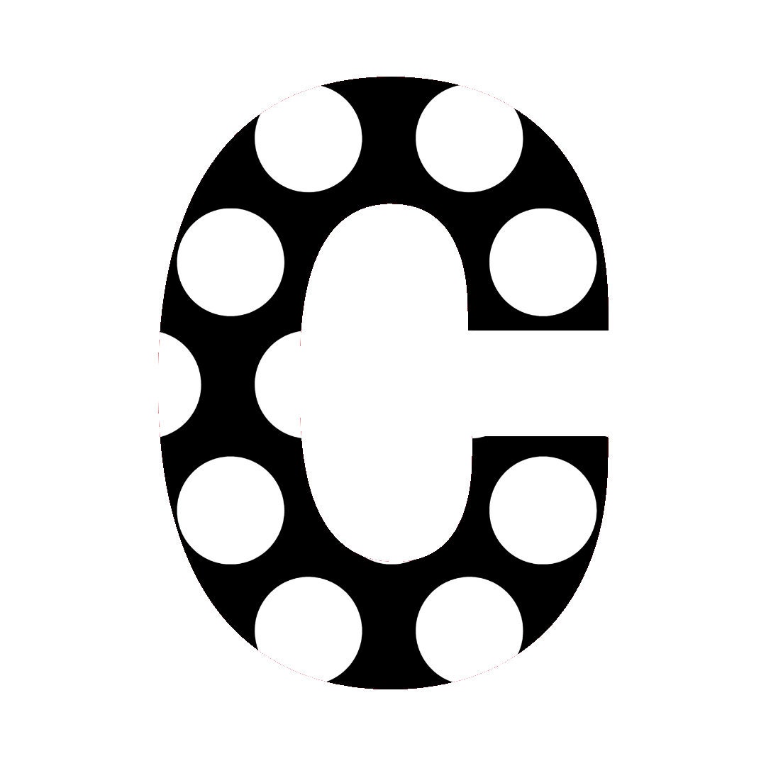 Large Black and White Polka Dot Letters and Numbers, Polka Dot Alphabet ...