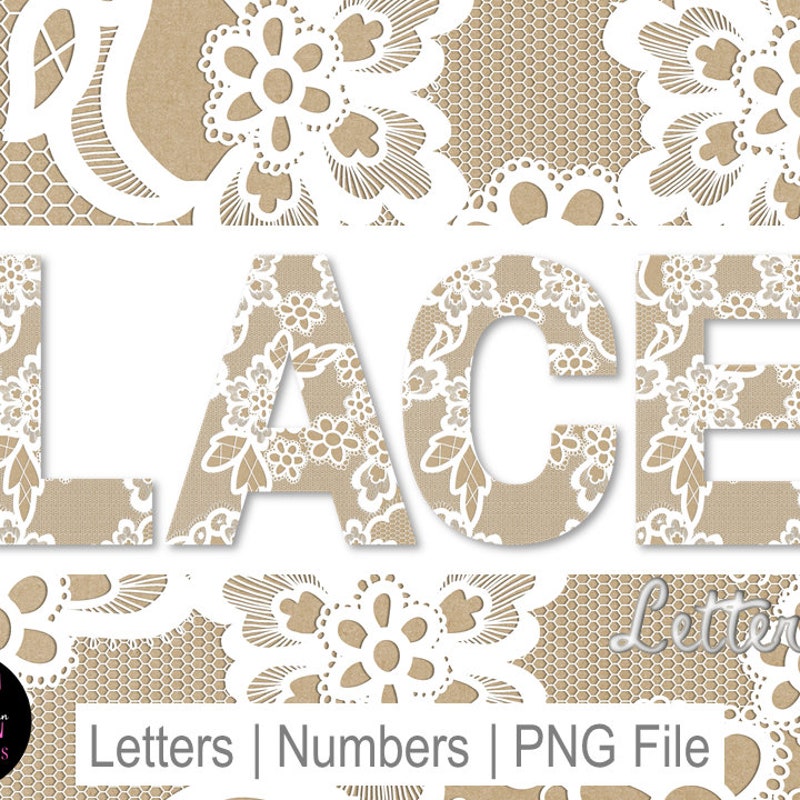 Lace on Letters - Etsy Canada