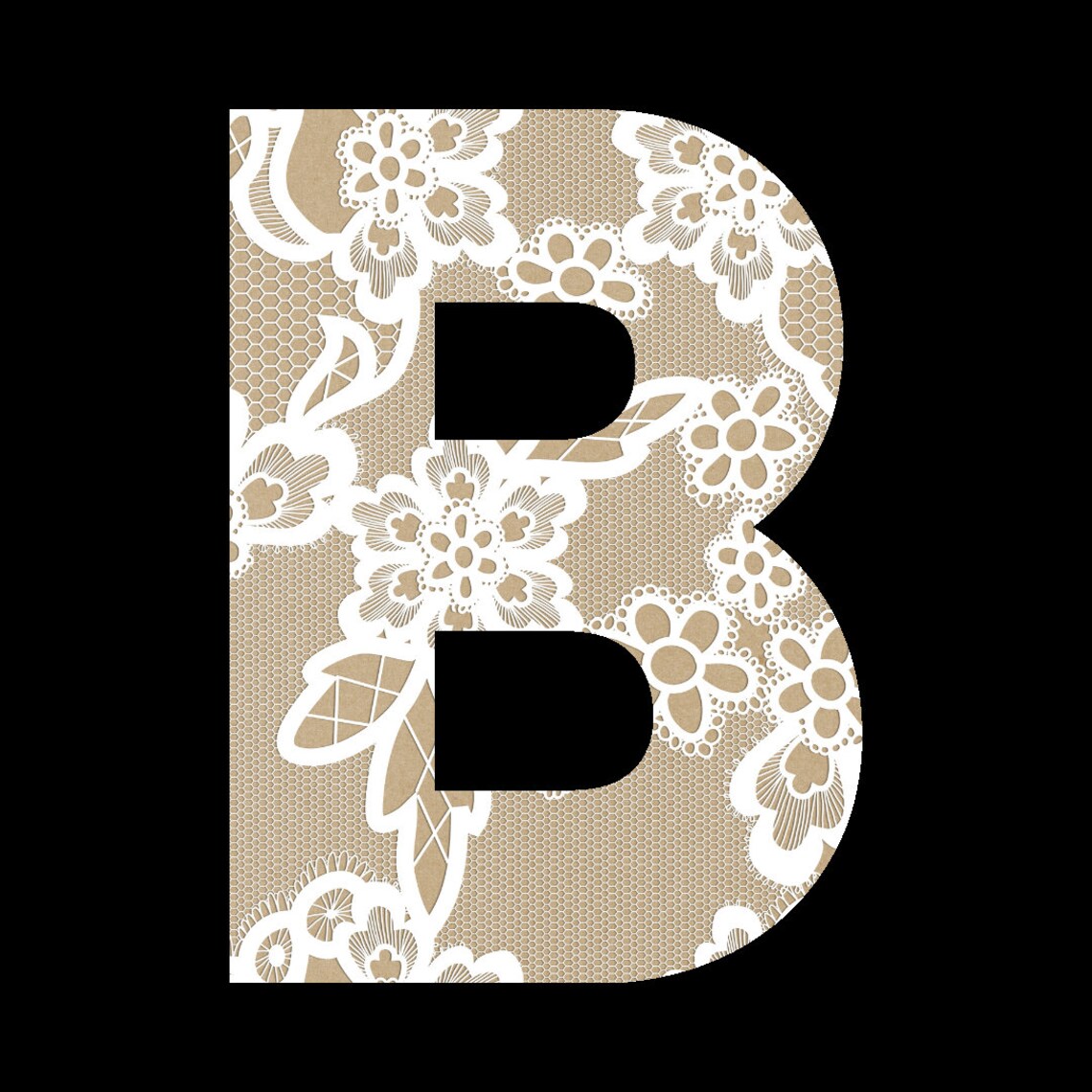 Lace Letters and Numbers, Lace Alphabet, Lace Letters, Pretty Lace ...