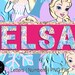 Princess Elsa Inspired Letters and Numbers, Princess Elsa Letters ...
