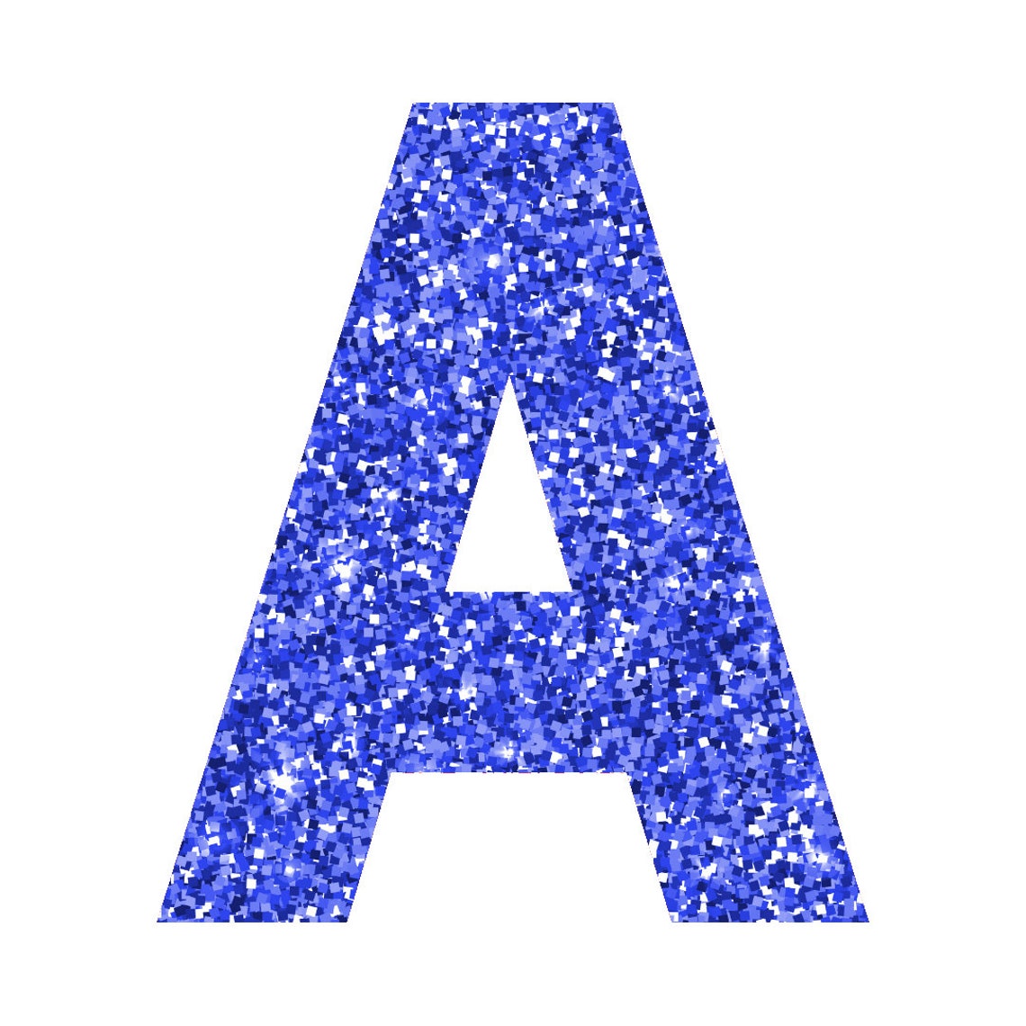 Dark Blue Glitter Letters and Numbers, Dark Blue Glitter Alphabet, Blue ...