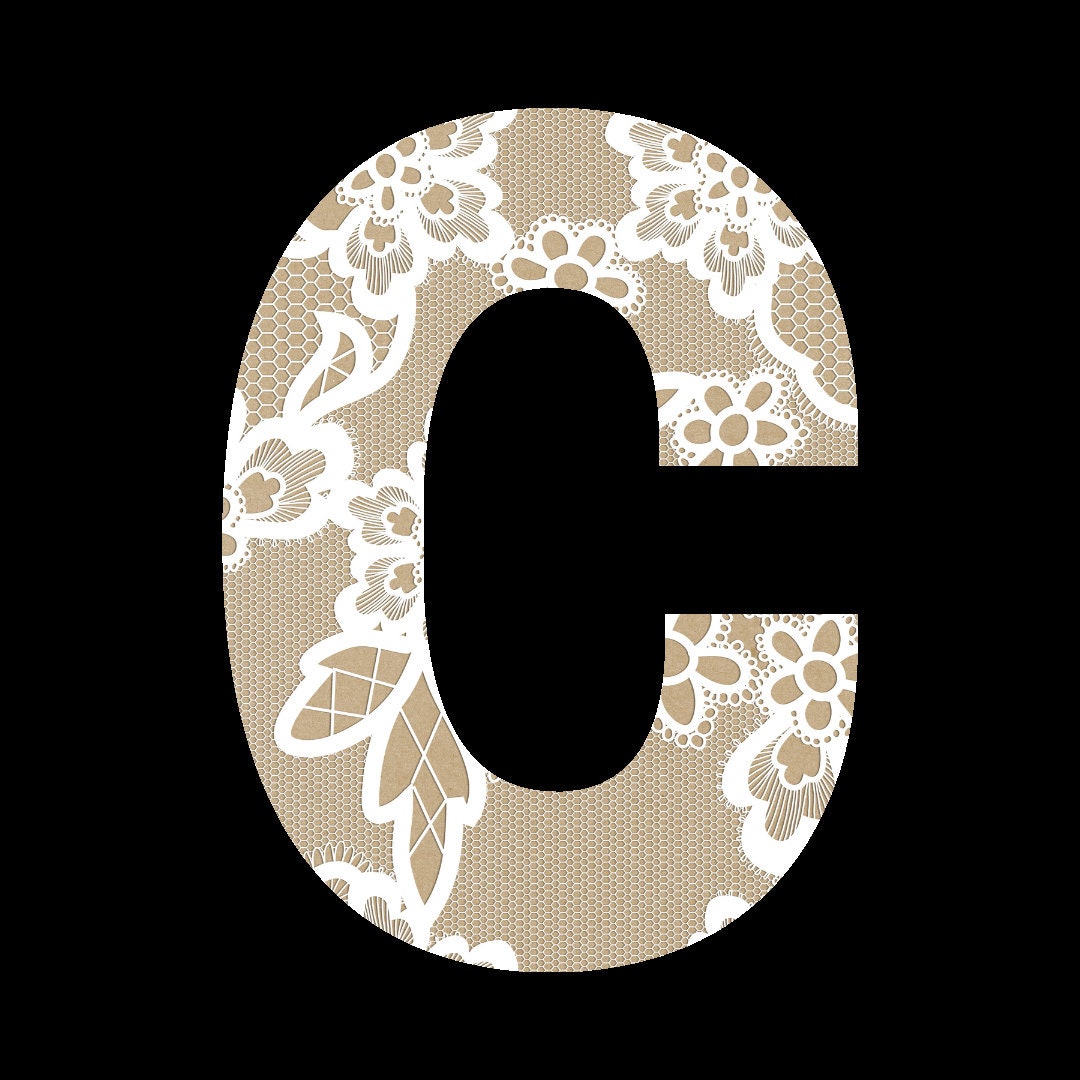 Lace Letters and Numbers, Lace Alphabet, Lace Letters, Pretty Lace ...