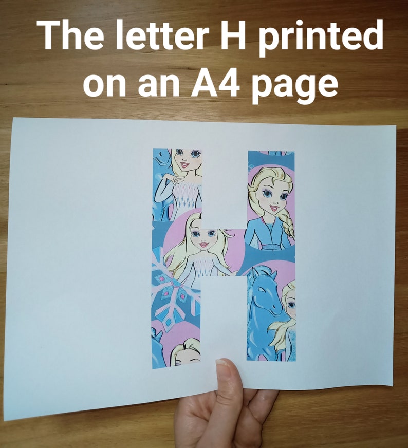 Princess Elsa Inspired Letters and Numbers, Princess Elsa Letters ...
