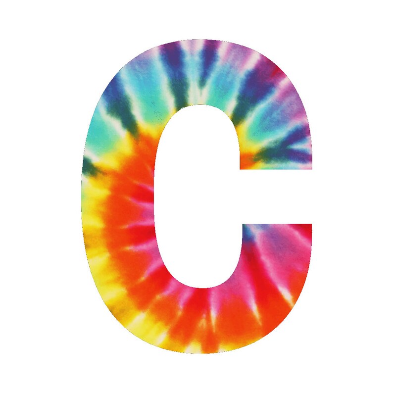 Rainbow Tie Dye Letters and Numbers, Rainbow Tie Dye Alphabet, Rainbow ...