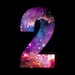 Galaxy Letters and Numbers Galaxy Alphabet Galaxy Digital - Etsy