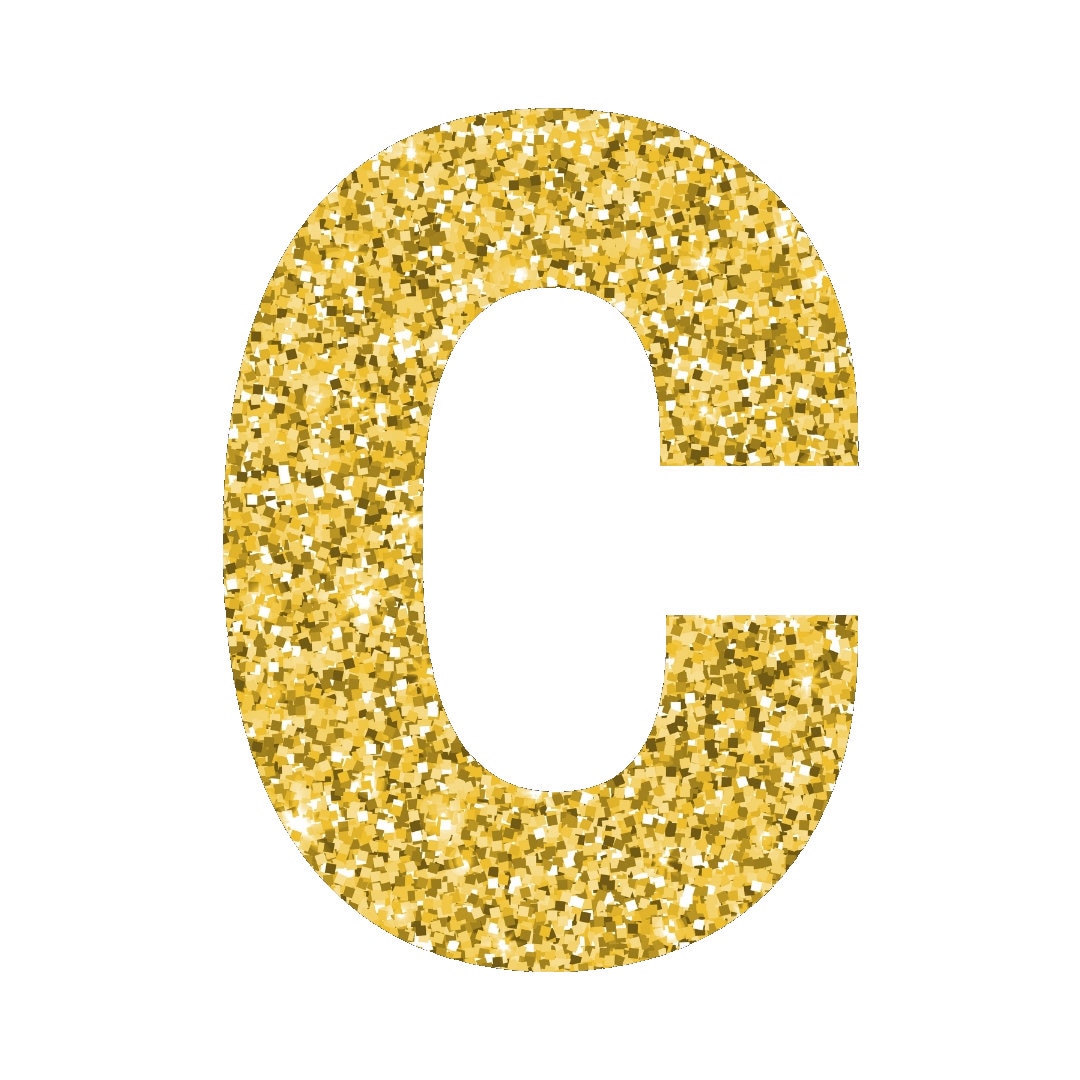 Gold Glitter Letters and Numbers, Gold Glitter Alphabet, Gold Glitter ...