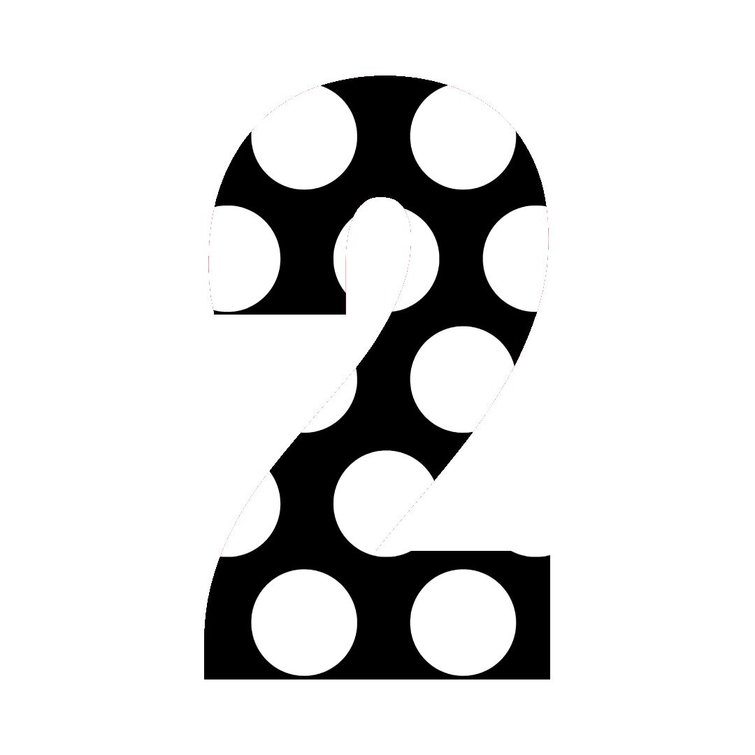 Large Black and White Polka Dot Letters and Numbers, Polka Dot Alphabet ...