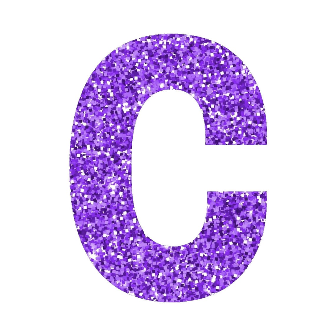 Purple Glitter Letters and Numbers, Purple Glitter Alphabet, Purple ...