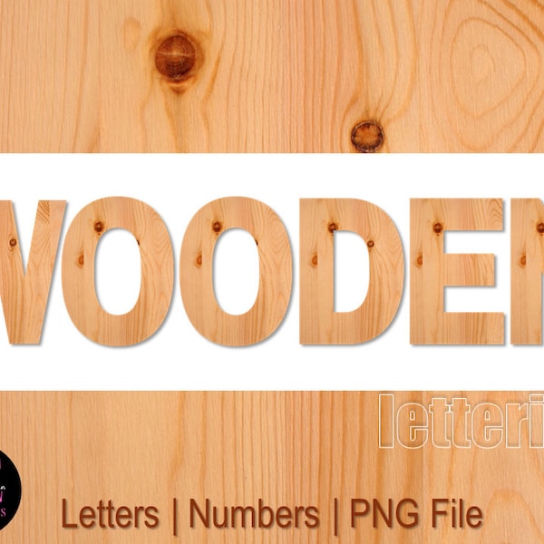 Wooden Oak Letters - Etsy