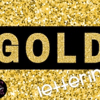 Gold Glitter - Etsy