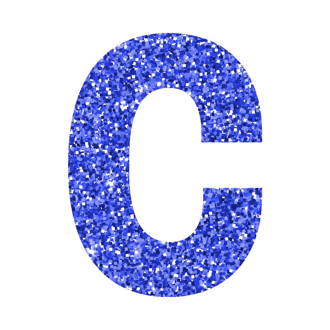 Dark Blue Glitter Letters and Numbers, Dark Blue Glitter Alphabet, Blue ...