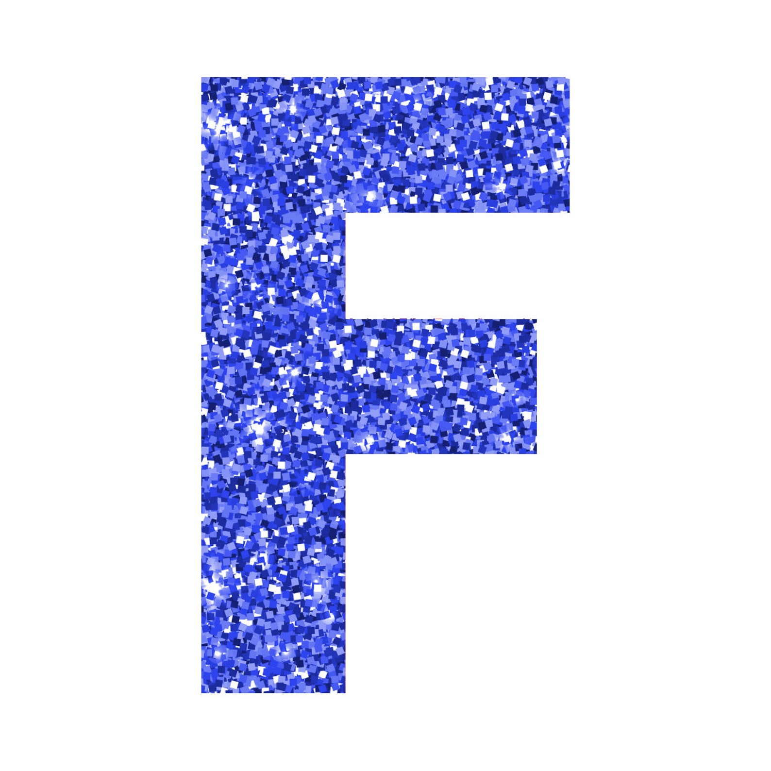 Dark Blue Glitter Letters and Numbers PNG | Etsy