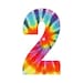 Rainbow Tie Dye Letters and Numbers, Rainbow Tie Dye Alphabet, Rainbow ...