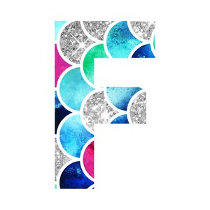 The Rainbow Fish Inspired Letters and Numbers the Rainbow | Etsy