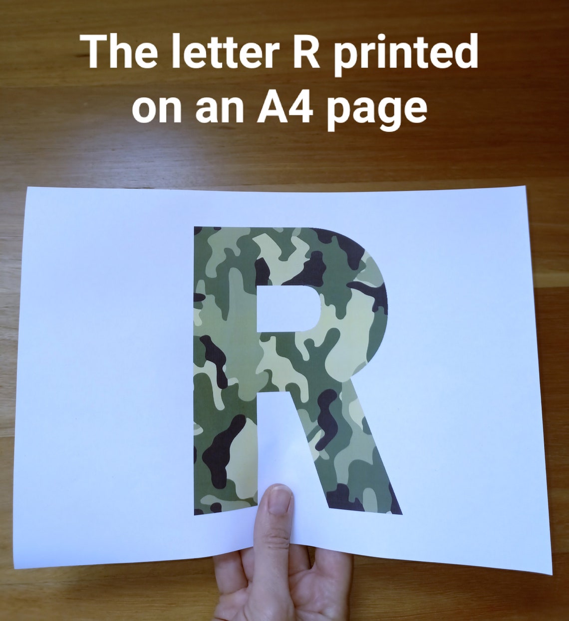 Army Green Camo Letters and Numbers, Green Camouflage Alphabet, Green ...