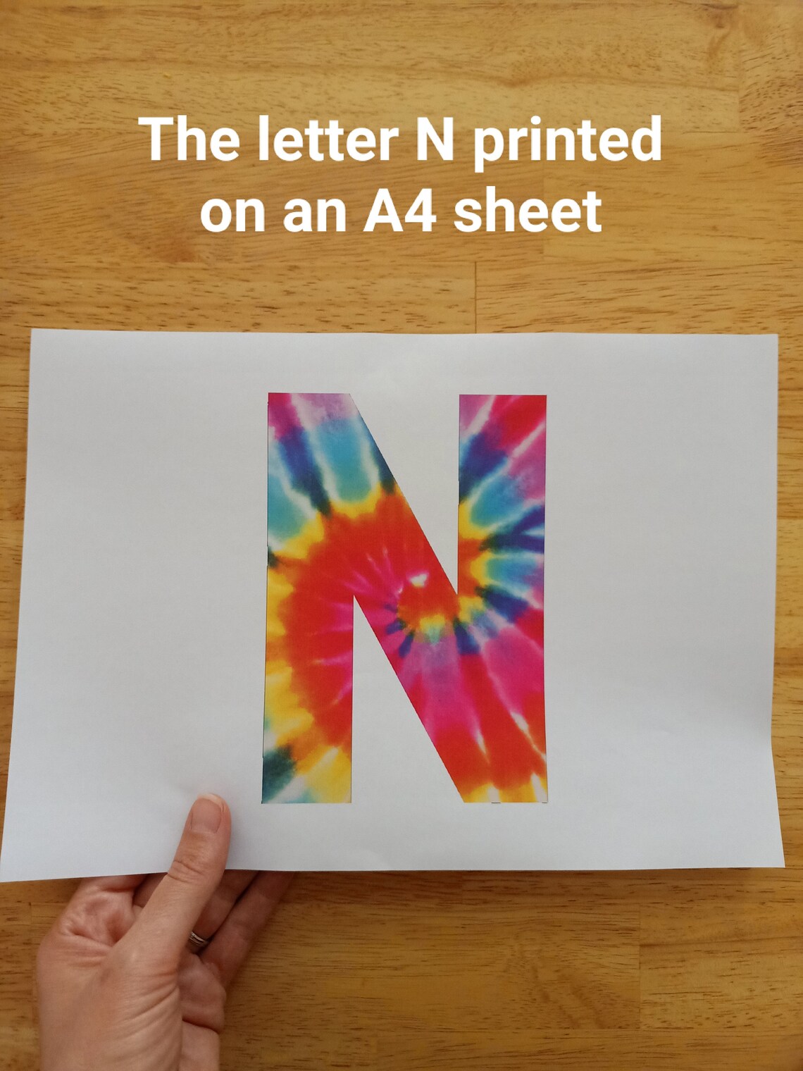 Rainbow Tie Dye Letters and Numbers, Rainbow Tie Dye Alphabet, Rainbow ...