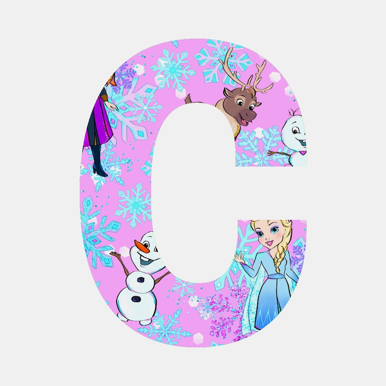 Frozen Inspired Letters & Numbers, Frozen Inspired Letters, Frozen ...