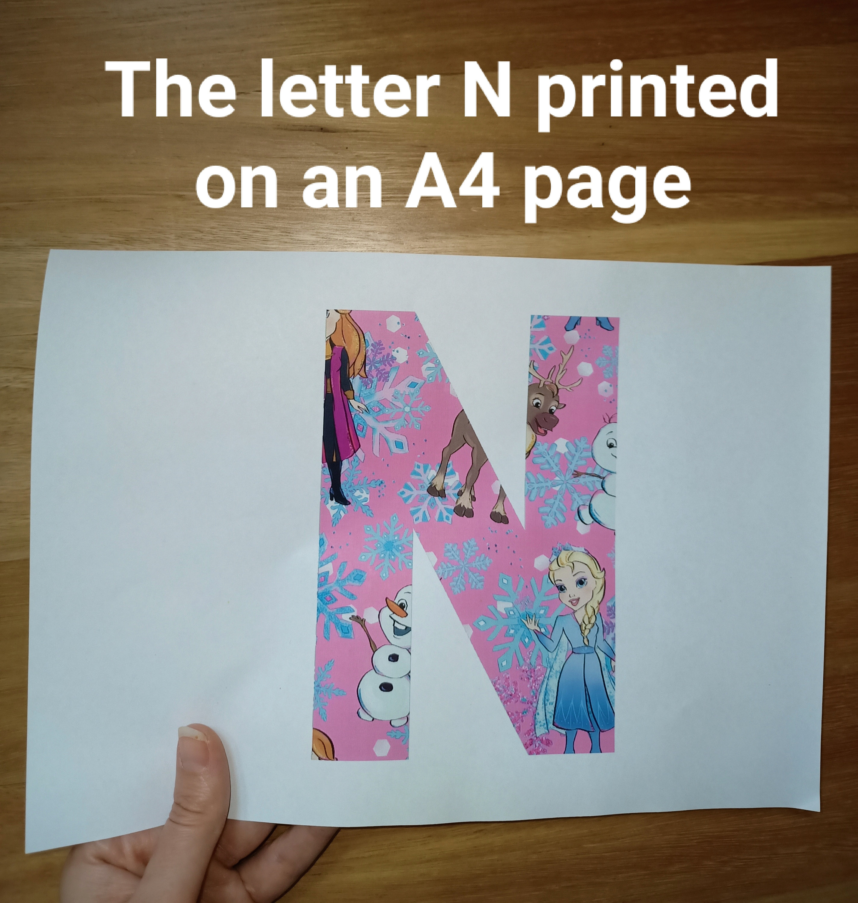 Frozen Inspired Letters & Numbers, Frozen Inspired Letters, Frozen ...