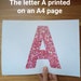 Pink Confetti Letters and Numbers, Confetti Alphabet, Pink Confetti ...