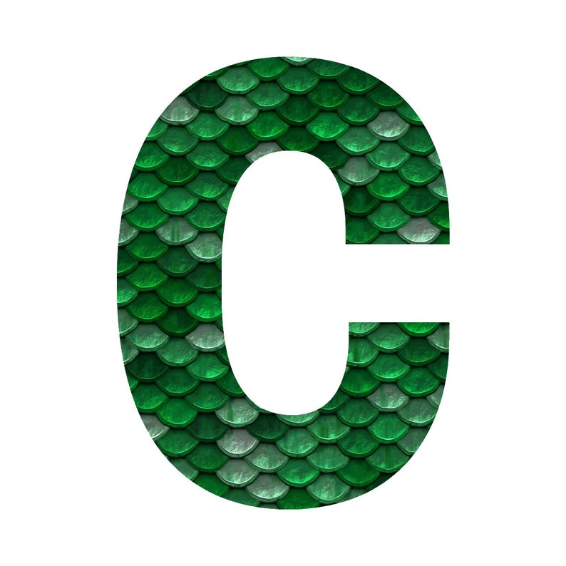 Dragon Scales Letters and Numbers Dragon Scales Alphabet - Etsy