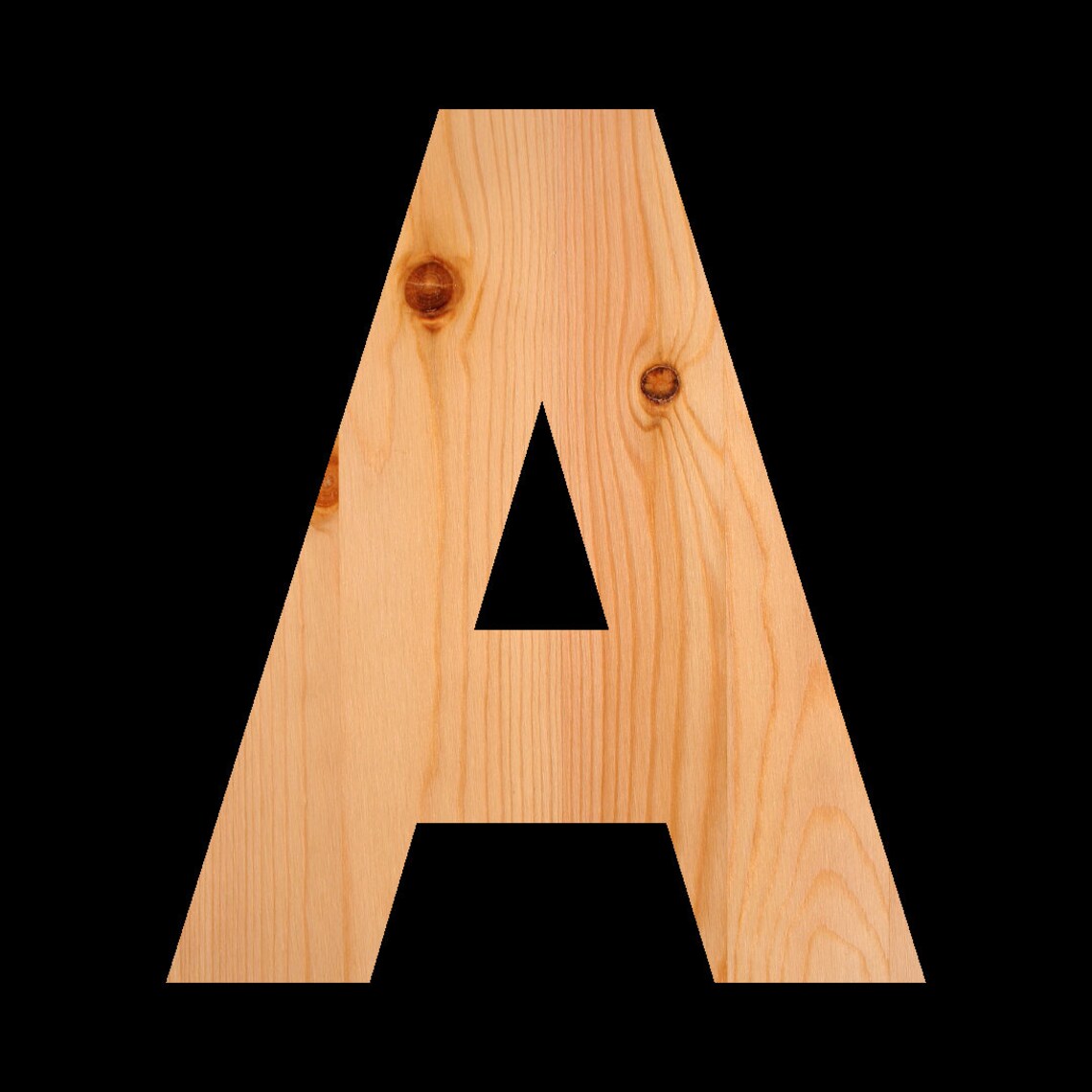 Wooden Look Letters and Numbers, Light Wood Alphabet, Oak Wood Letters ...
