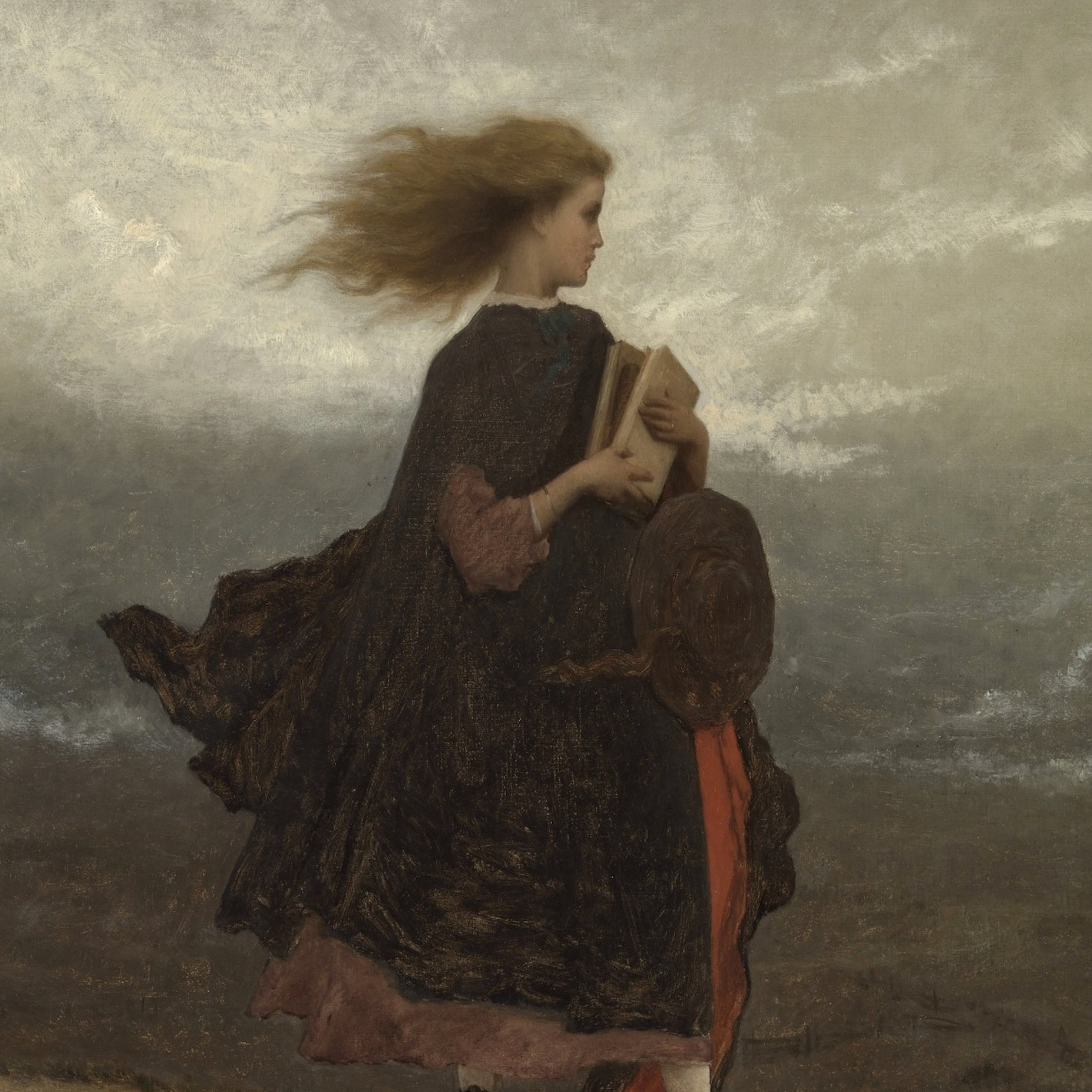 Vintage Portrait Painting Moody Art Print Female Antique Oil | Etsy