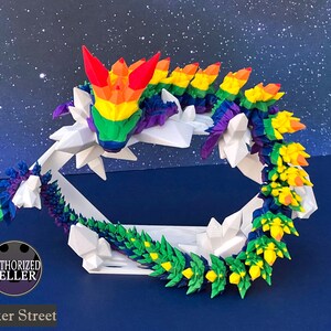 ROYGBIV LGBTQ Flag Colors Flexible Articulated Crystal - Etsy